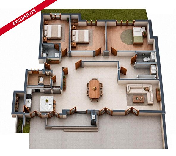 Appartement 4 pièces à vendre - Charbonnières-les-Bains
