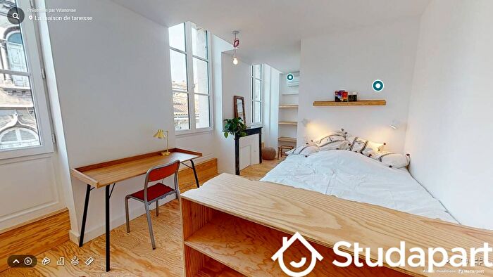 Appartement à louer - Bordeaux Sud - 1 pièce - 1 chambre