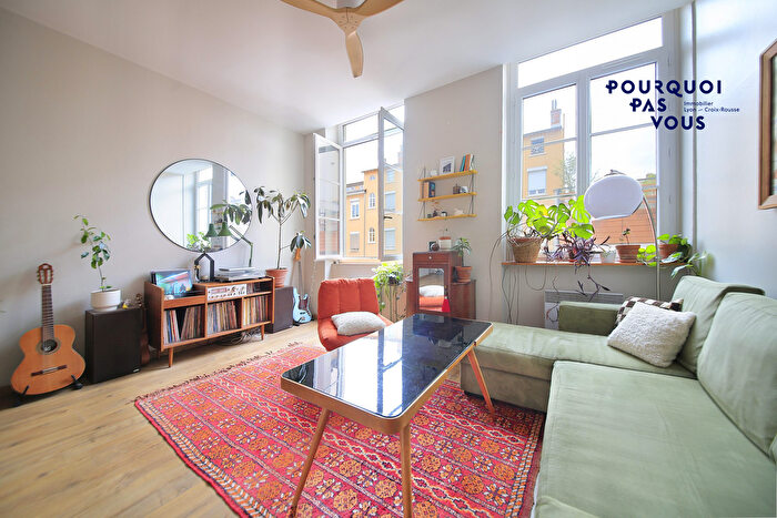 Lyon 4ème, Croix Rousse Est - Appartement 3 pièces à vendre