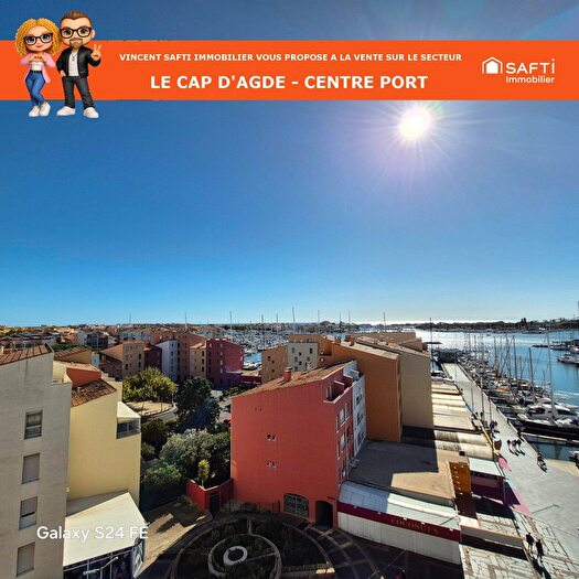 Appartement à vendre - Agde, Le Cap dAgde - 1 pièce