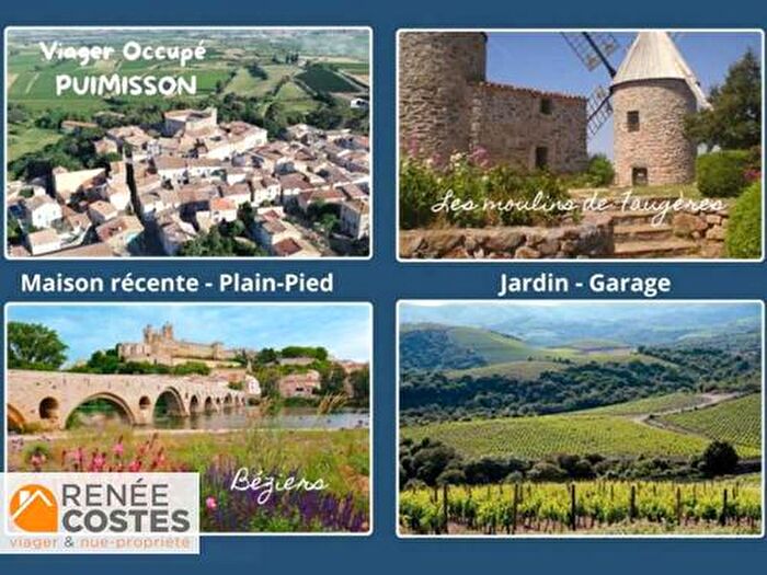 Maison à vendre - Puimisson - 4 pièces - 3 chambres