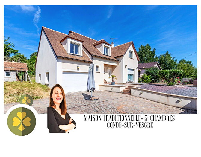 Maison à vendre - Condé-sur-Vesgre - 6 pièces - 5 chambres