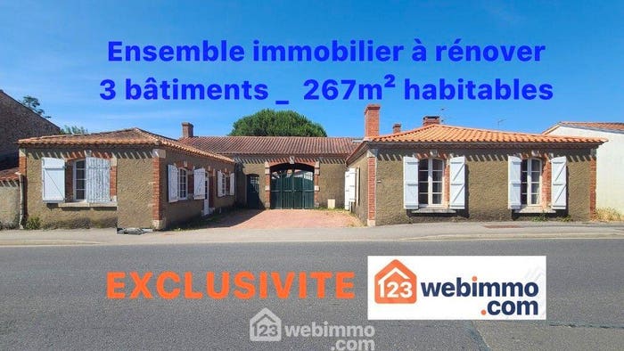 Maison 12 pièces à Talmont-Saint-Hilaire, à vendre