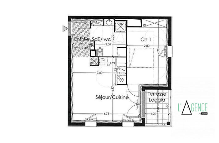 Appartement 2 pièces à Lormont, à louer