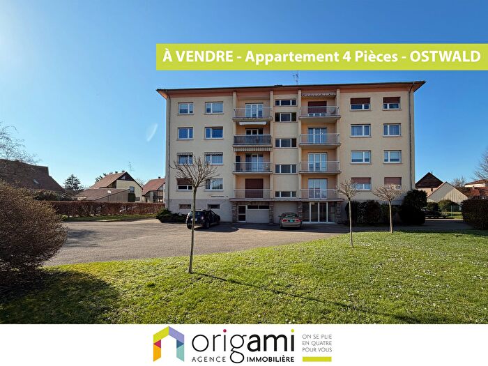Appartement à vendre - Ostwald - 4 pièces - 3 chambres