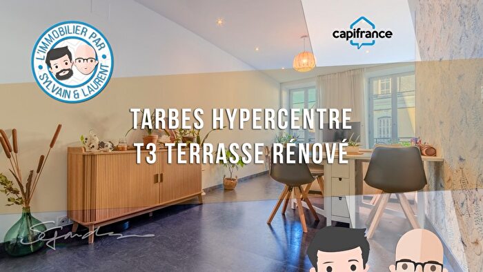 Appartement à vendre - Tarbes, Centre-ville - 3 pièces - 2 chambres