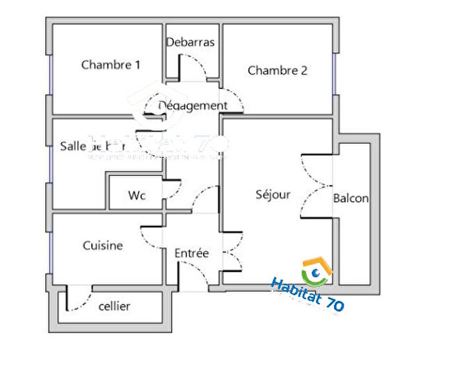 Plancher-les-Mines : Appartement 3 pièces à louer