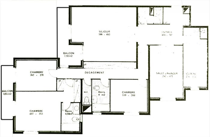 Appartement à vendre - Paris e , Violet, Commerce - 5 pièces - 3 chambres