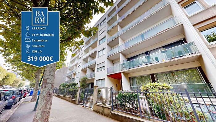 Le Raincy, Centre-ville, Mairie, Thiers : Appartement 4 pièces à vendre