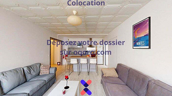 Appartement à louer - Beaulieu-Mangin, Nantes - 4 pièces - 3 chambres